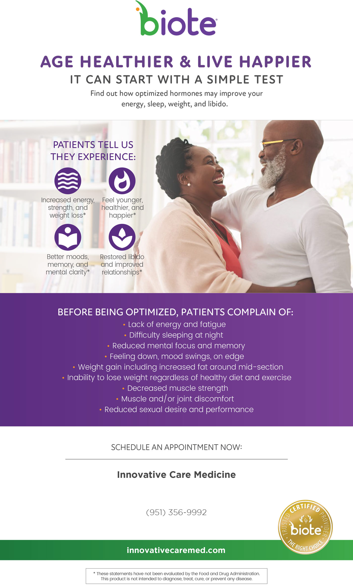 Bio-Identical Replacement Therapy in Corona & Riverside